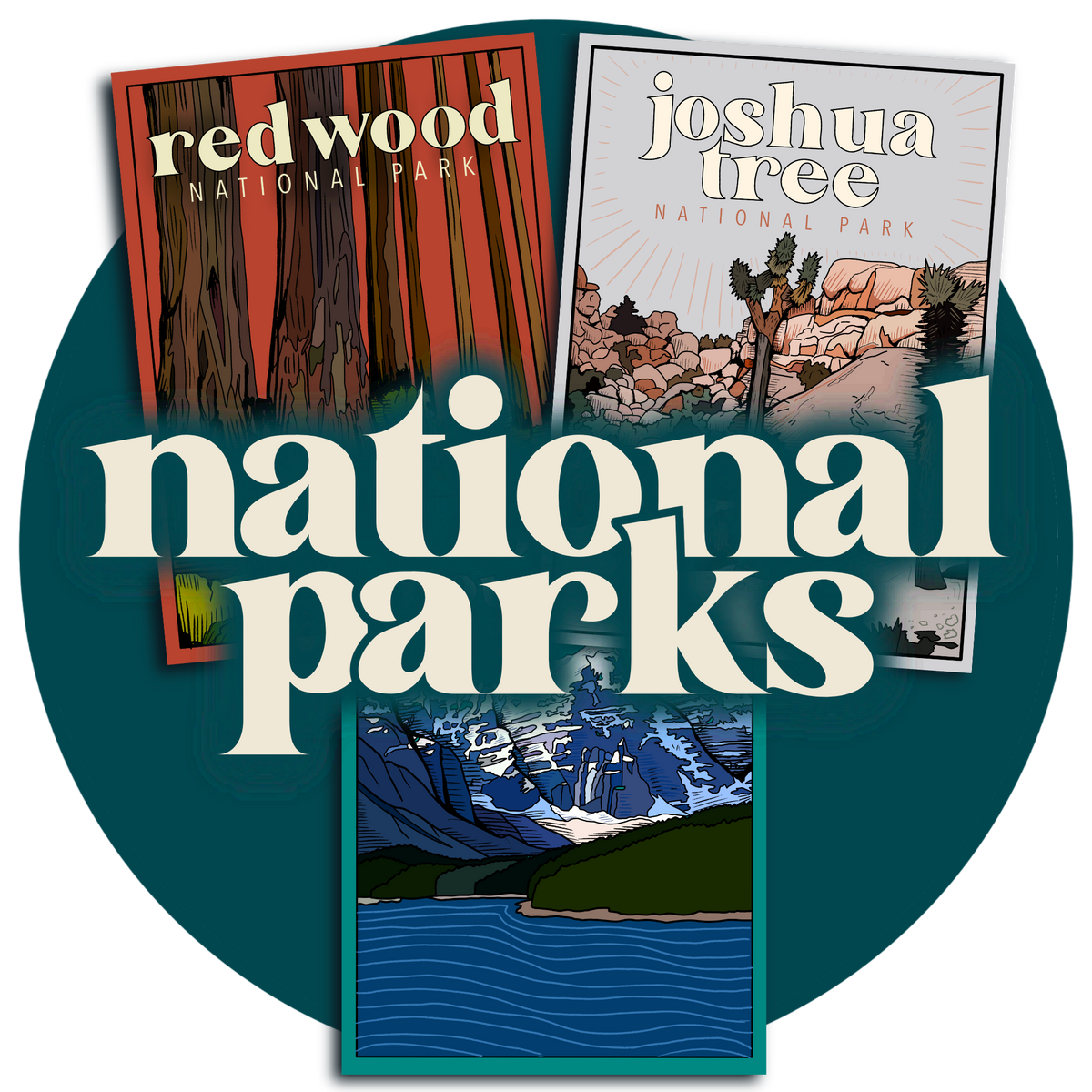 National Parks – Art by Elaine Co
